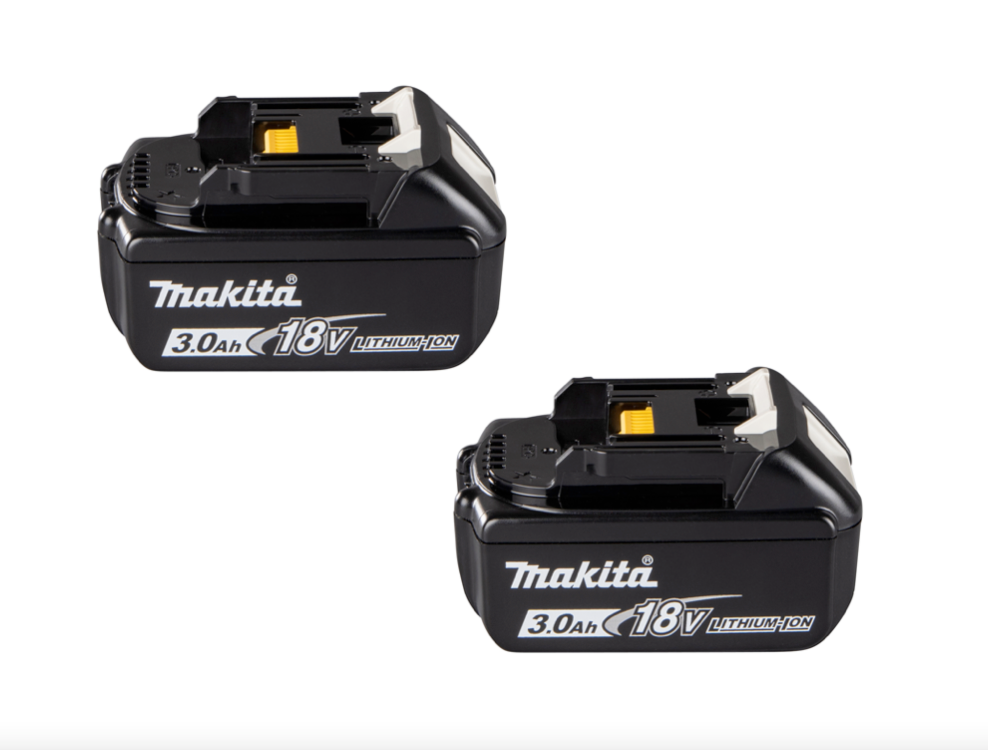 Makita BL1830b2 18V 3AH twin pack lxt Battery 632g12 3 C.J. Sinclair
